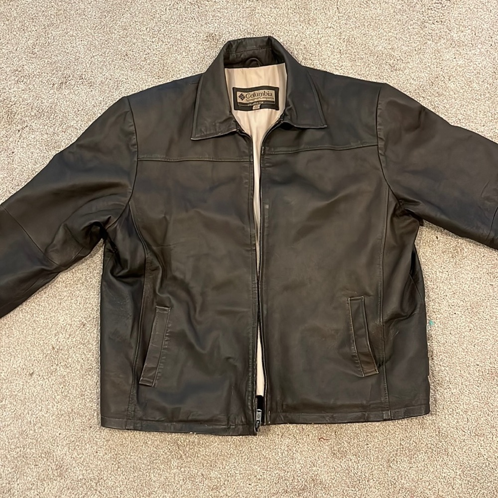 Columbia Leather Jacket Xxl - Gem